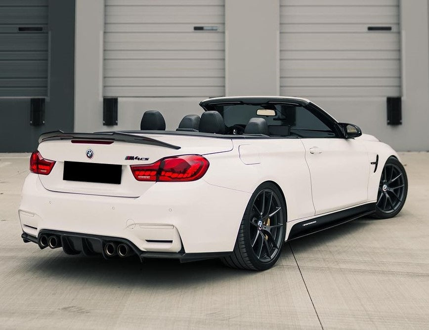 Bmw 4 Series F33 Convertible F83 M4 Gloss Black Psm Style Rear Boot