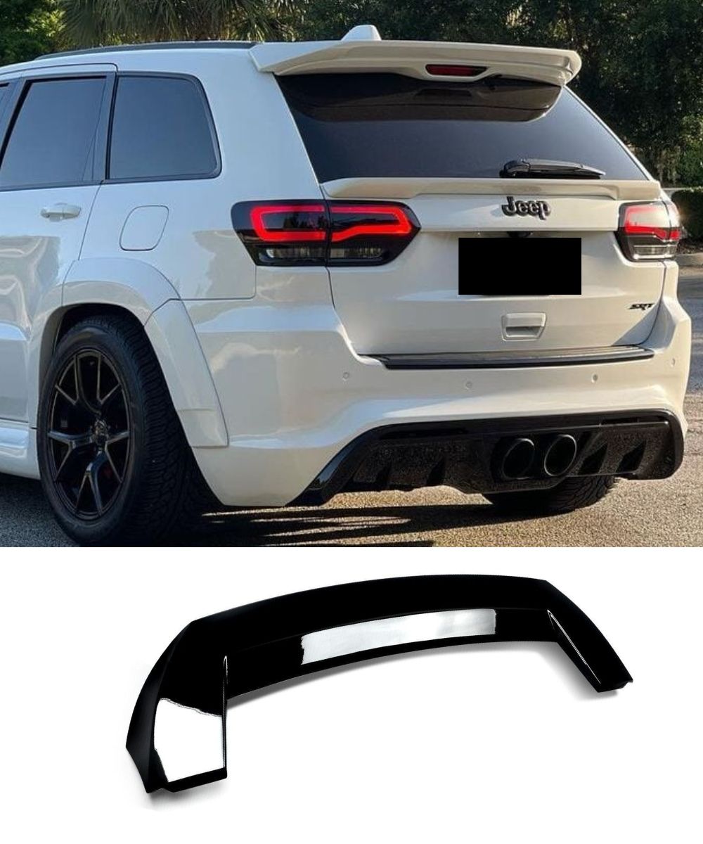 Jeep Spoiler WK Jeep Grand Cherokee Extended Gloss Black Painted Roof
