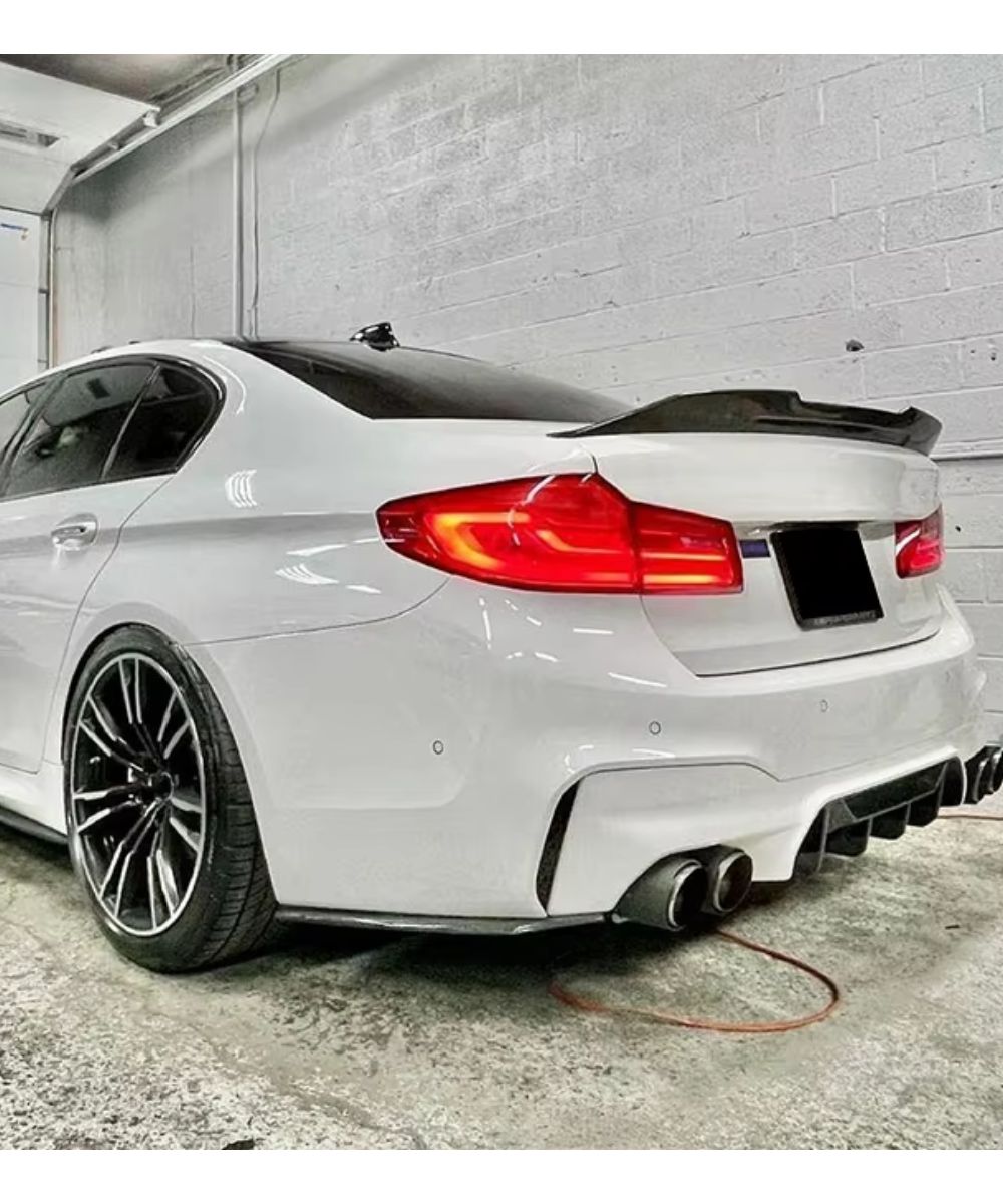 BMW 5 Series G30 F90 M5 (CARBON FIBER) PSM Style Rear Boot Spoiler Lip ...
