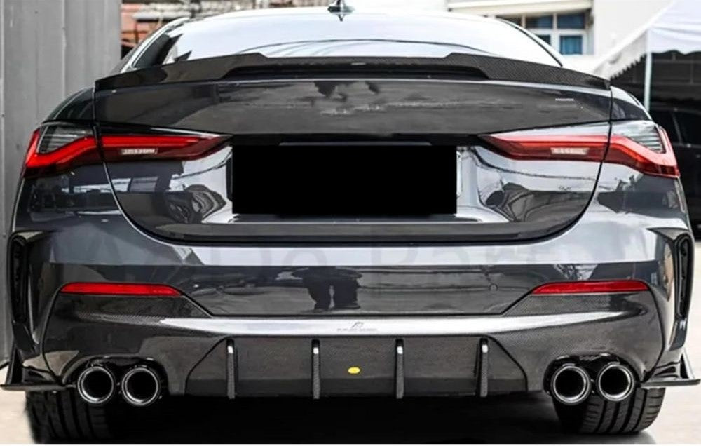 BMW 4 Series G26 Gran Coupe 4-Door (GLOSS BLACK) M4 Style Rear Boot ...