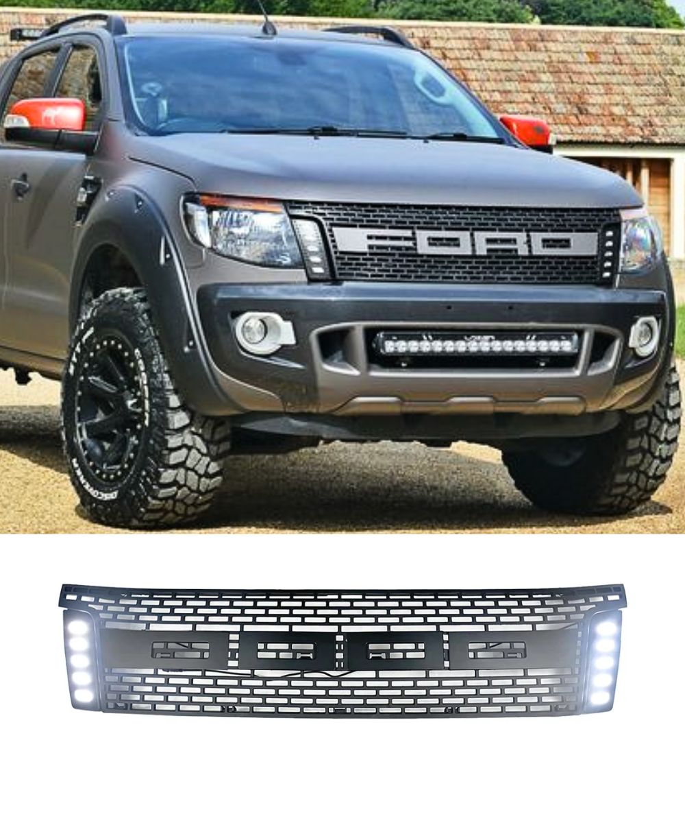 Ford Ranger PX1 - Front Bumper Grill Grille LEDs (12-14)– ELITE GARAGE
