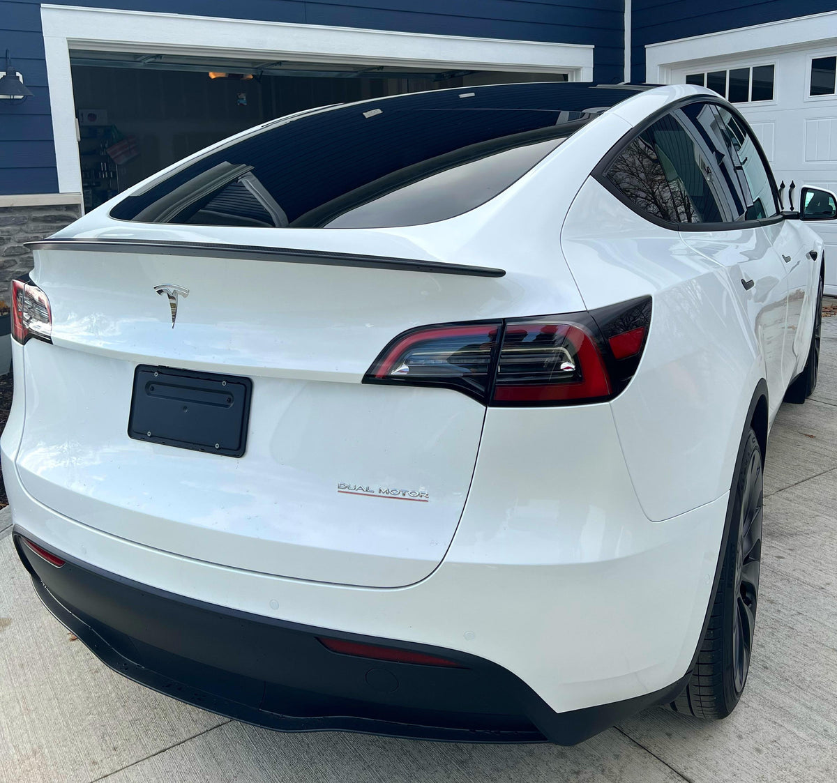 Tesla Model Y SUV (2022-2024) Performance Style Rear Boot Spoiler Lip ...