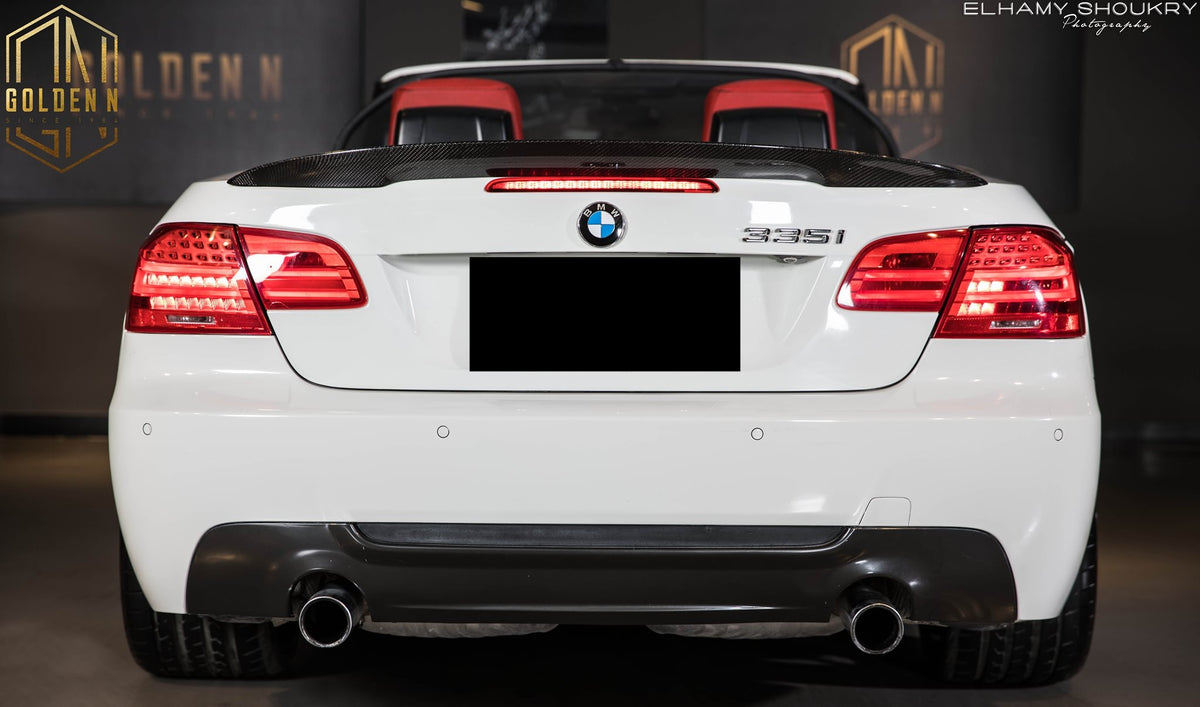 BMW 3 Series E93 M3 Convertible (CARBON FIBER) P Style Rear Boot ...