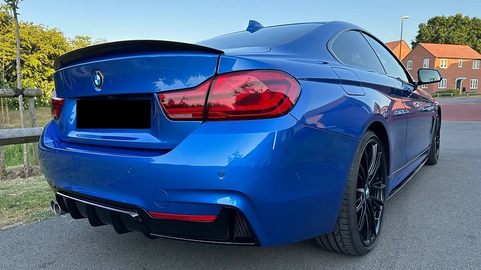 BMW 4 Series F32 F33 F36 M Sport - M Performance Rear Bumper Diffuser ...
