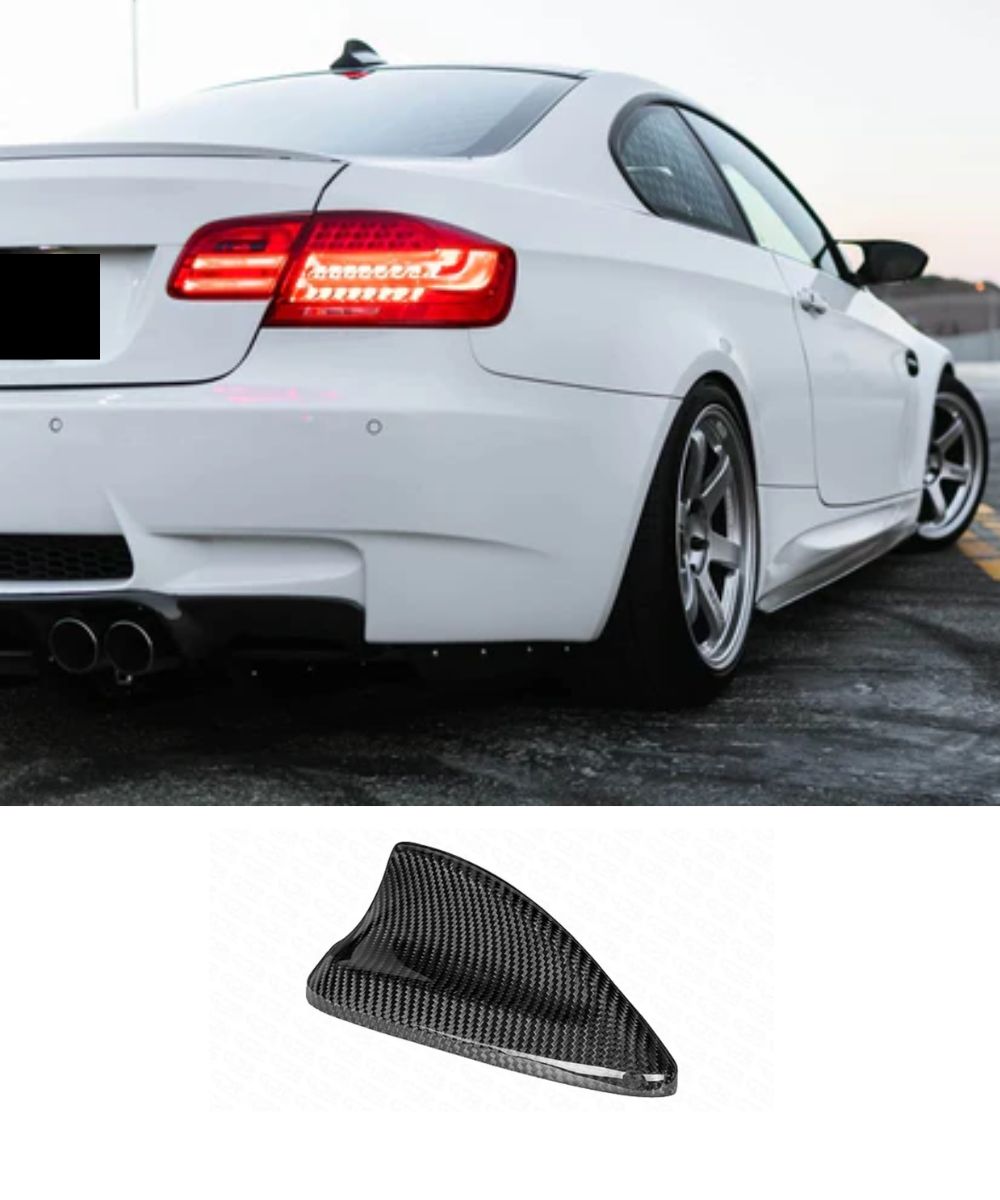 BMW 3 Series E90 E92 - Rear Roof Antenna Shark Fin Cover Trim (CARBON ...