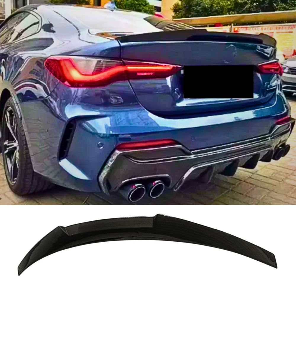 BMW 4 Series G26 Gran Coupe 4-Door (GLOSS BLACK) M4 Style Rear Boot ...