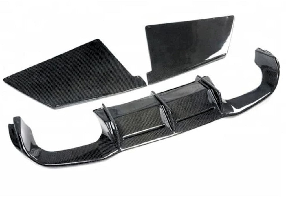 BMW F87 M2 M2C Competition (CARBON FIBER) MTC Rear Bumper Diffuser Lip ...