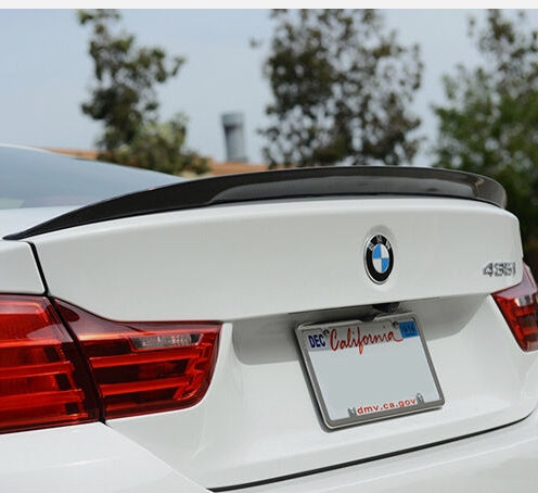BMW 4 Series F32 Coupe 2 Door (GLOSS BLACK) - P Style Rear Boot Spoiler ...