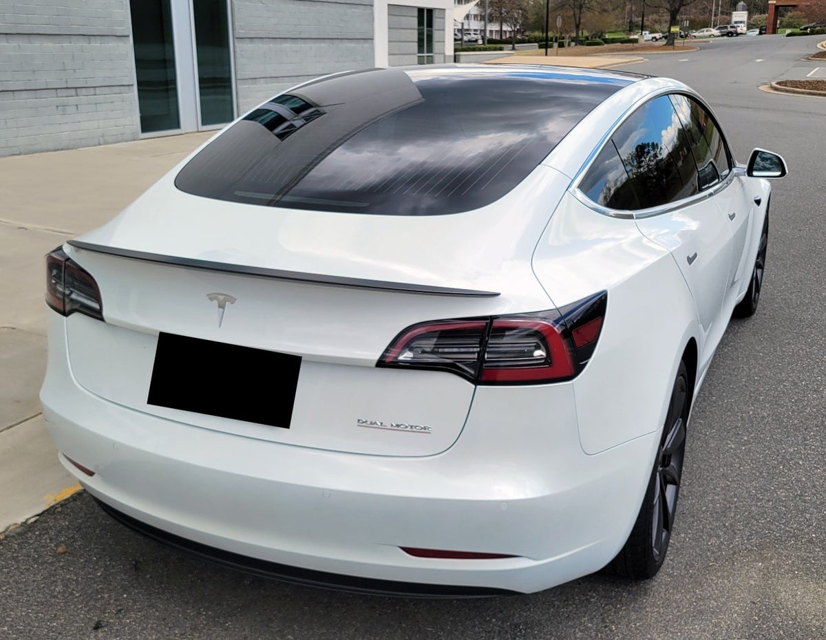 Tesla Model 3 Sedan (2019-2023) Performance Style Rear Boot Spoiler Lip ...