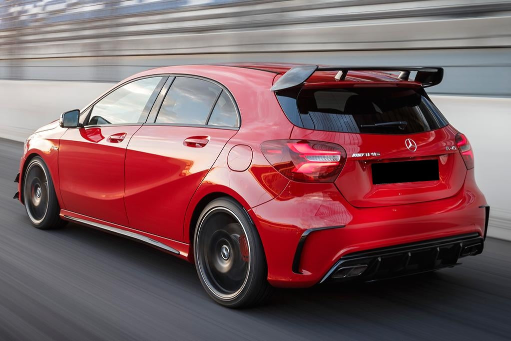 Mercedes Benz A-Class A45 AMG W176 Hatch - Rear Bumper Side Canard Fins ...