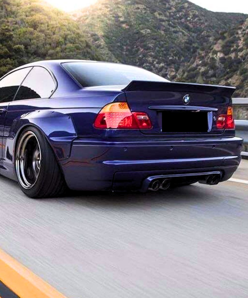 BMW 3 Series E46 Sedan 4 Door - Rear Ducktail Boot Spoiler Lip (1999-2 ...