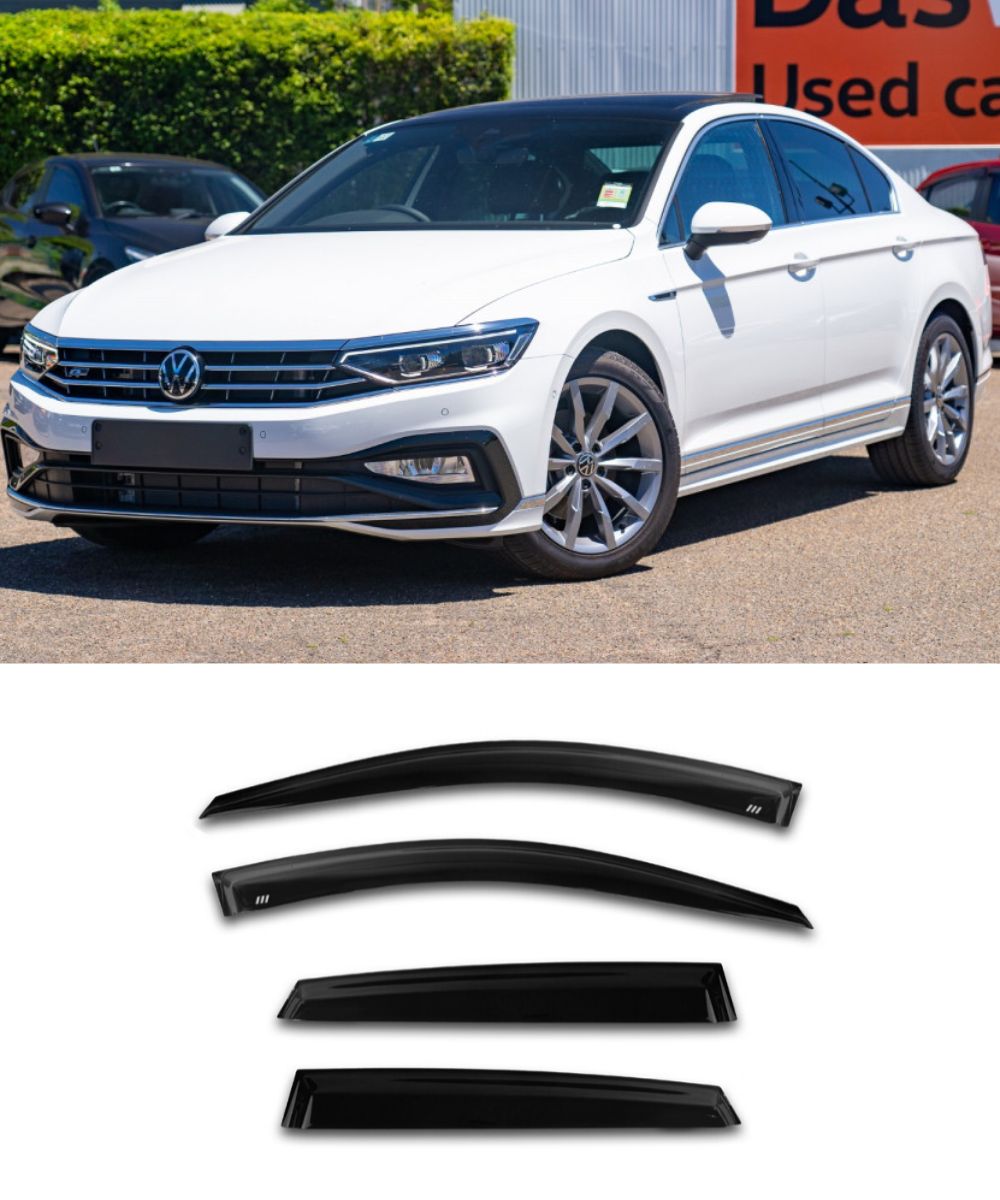 Volkswagen Passat B8 (15-23) - Window Visors / Weathershields / Weather ...