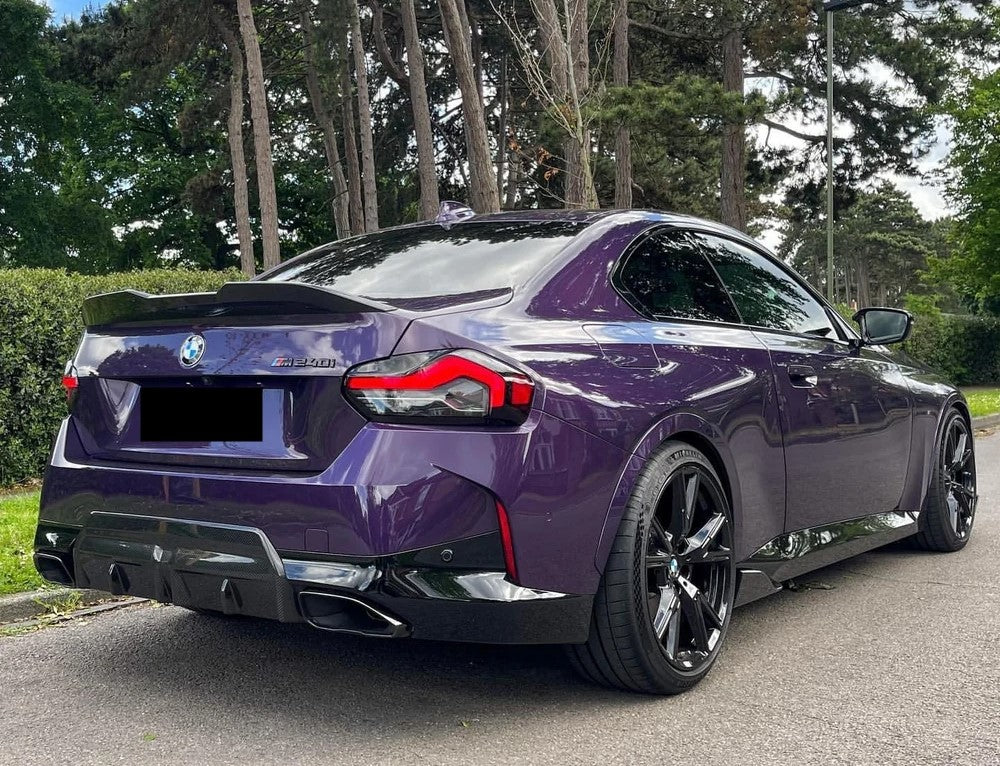 BMW 2 Series G42 Coupe (Gloss Black) MP M Performance Style Rear Bumper ...