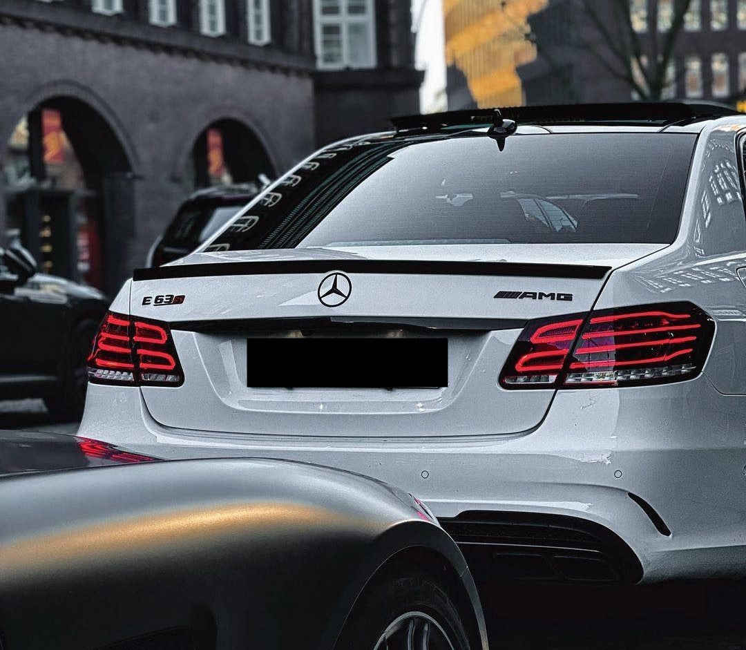 Mercedes Benz E-Class W212 - E63 AMG Style Rear Boot Spoiler Lip ...