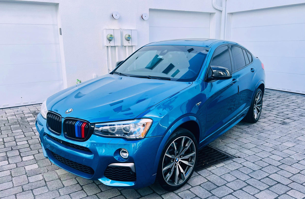 BMW X4 F26 / X3 F25 LCI (14-18) Tri 3 Colour M4 Style Grill Grille Rep ...