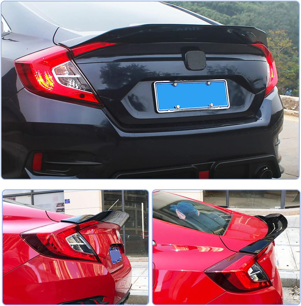 Honda Civic FC Sedan 10th Gen - Rear Boot Spoiler Ducktail (16-22 ...