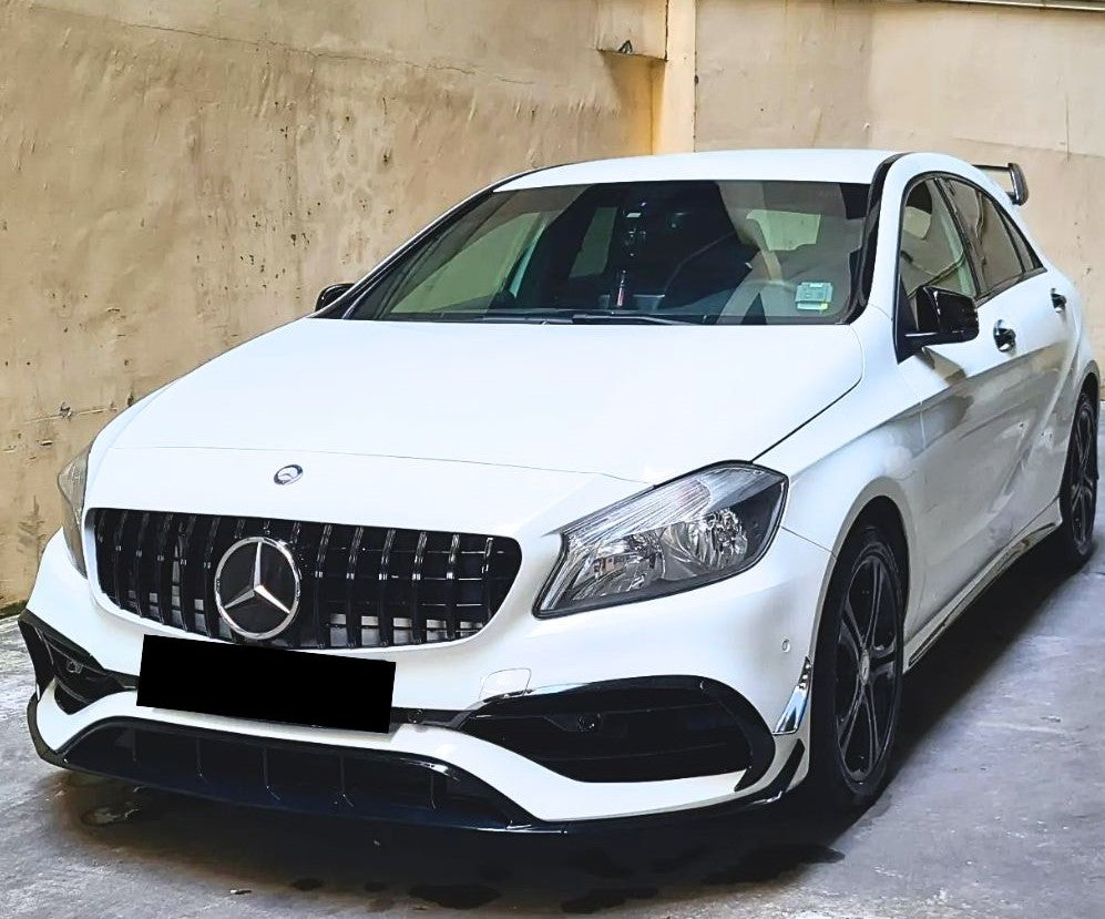Mercedes Benz A-Class A180 A200 A45 AMG W176 (16-18) Gloss Black GT ...