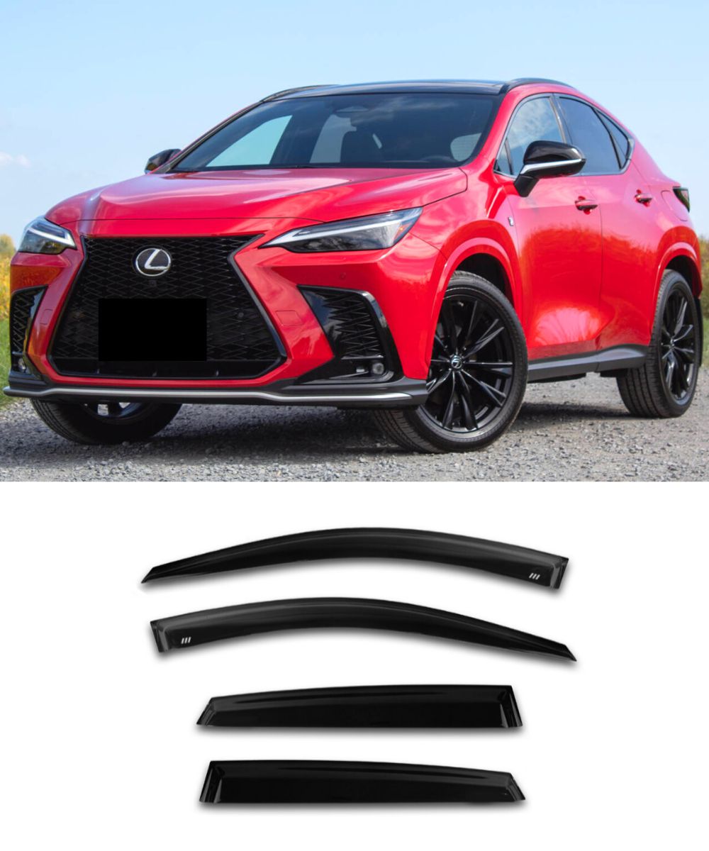 Lexus NX250 NX350 (2023+) Window Visors / Weathershields / Weather ...
