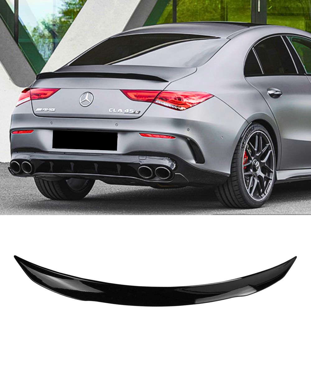 Mercedes Benz CLA CLA200 CLA45 AMG (Gloss Black) Rear Boot Spoiler ...