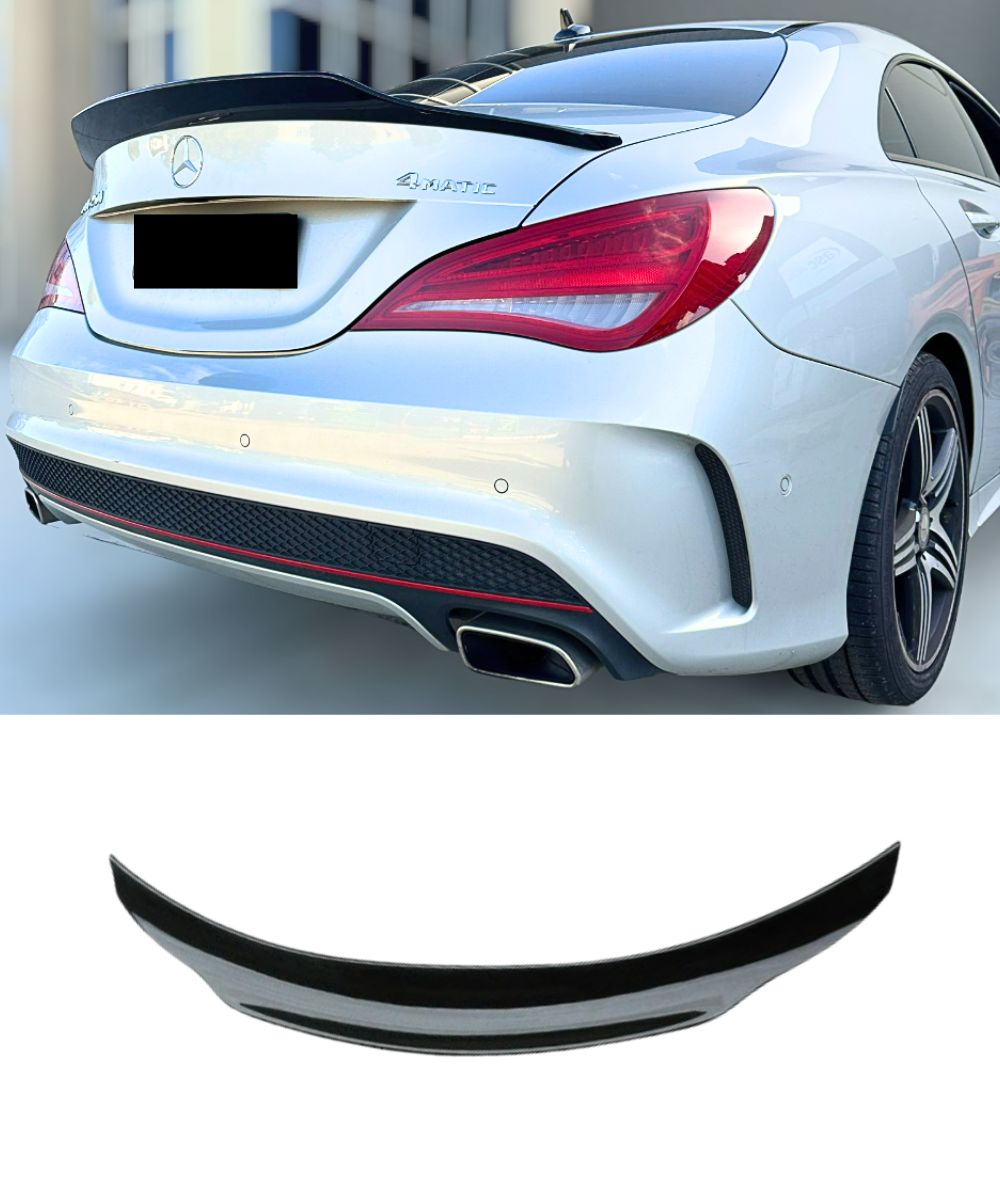 Mercedes Benz CLA 200 CLA45 AMG W117 - PSM Style Gloss Black Rear Boot ...