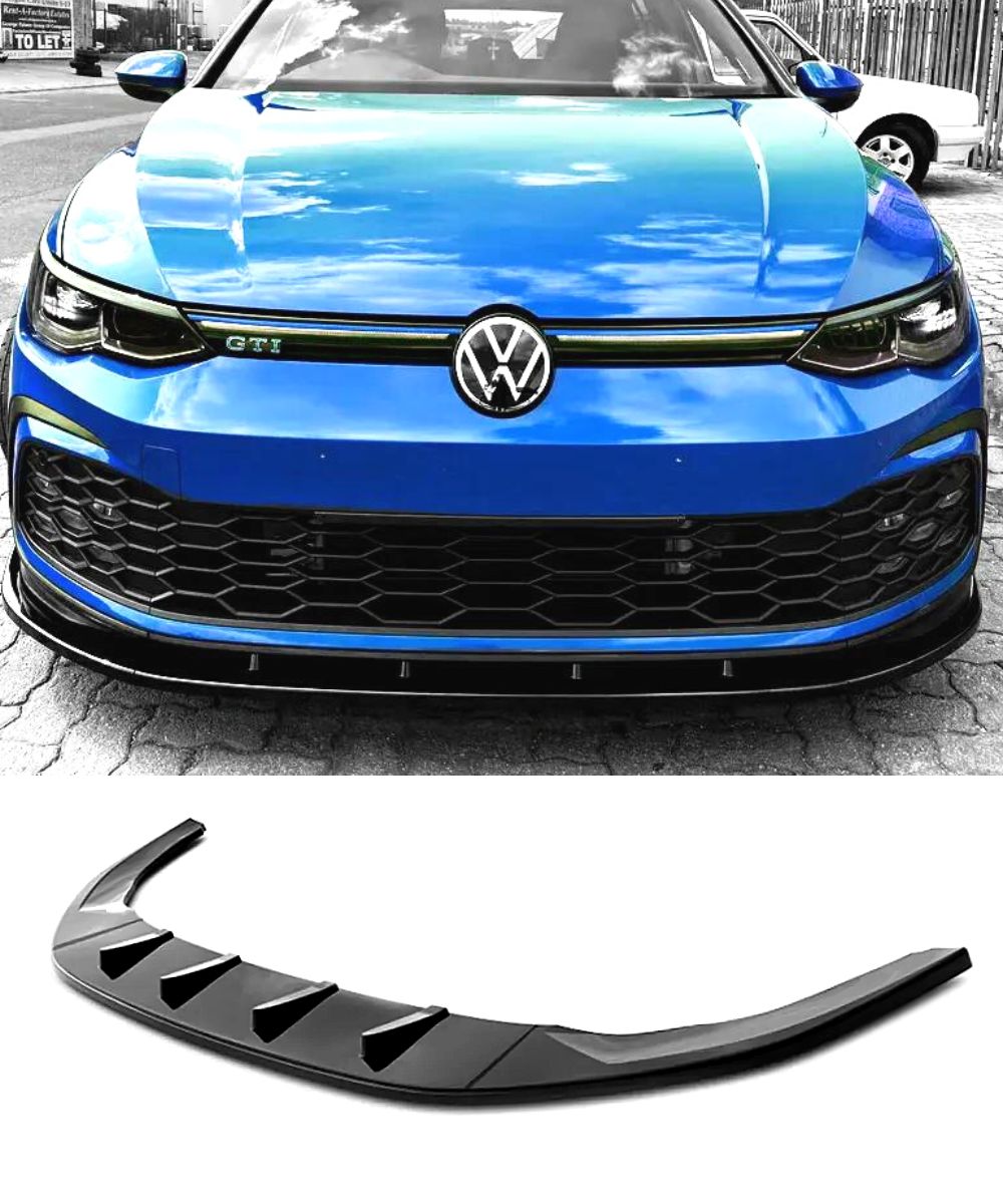 Volkswagen Golf MK8 GTI - Front Bumper Lip Spoiler | ELITE GARAGE