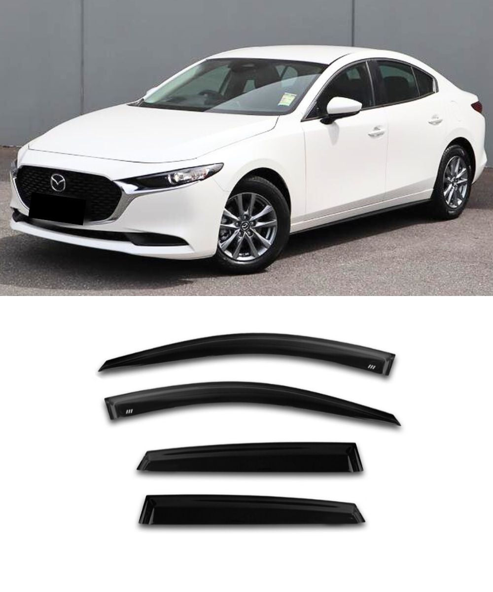 Mazda 3 Sedan BP 4th Gen (2019-2025) Window Visors / Weathershields ...