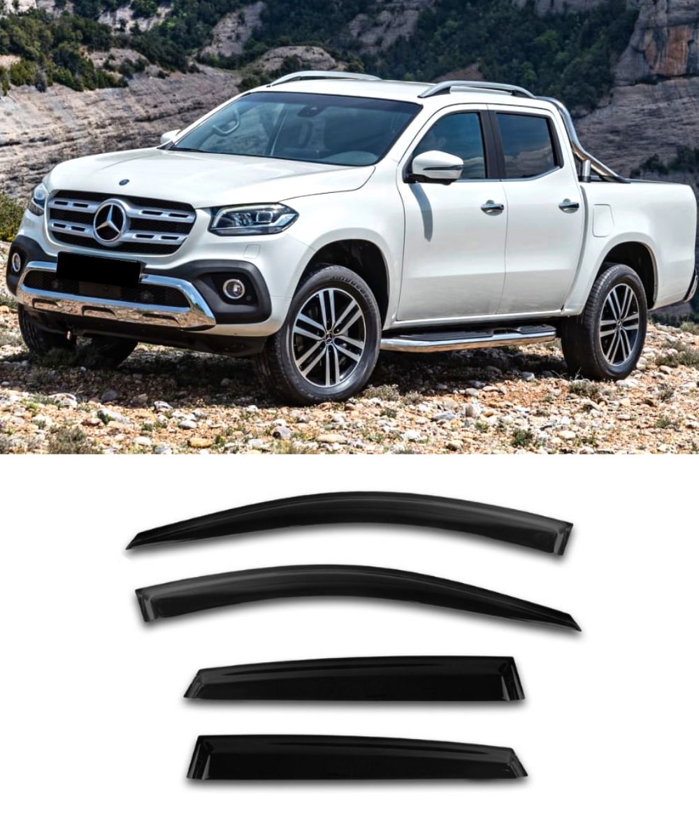 Mercedes-Benz X-Class - Window Visors / Weathershields / Weather ...