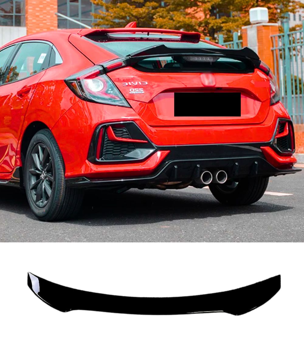 Honda Civic FC FK 10th Gen Hatchback Rear Spoiler M4 Style 16 21 ELITE GARAGE