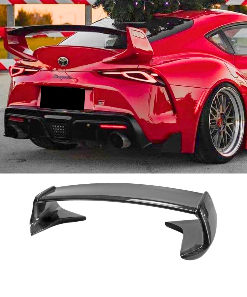 Toyota Supra MK5 A90 (CARBON FIBER) Street Hunter Style Rear Boot Spoi ...