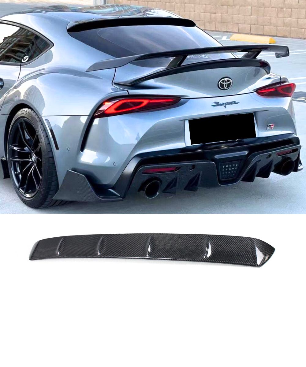 Toyota Supra MK5 A90 - Aimgain Style (CARBON FIBER) Rear Roof Spoiler ...