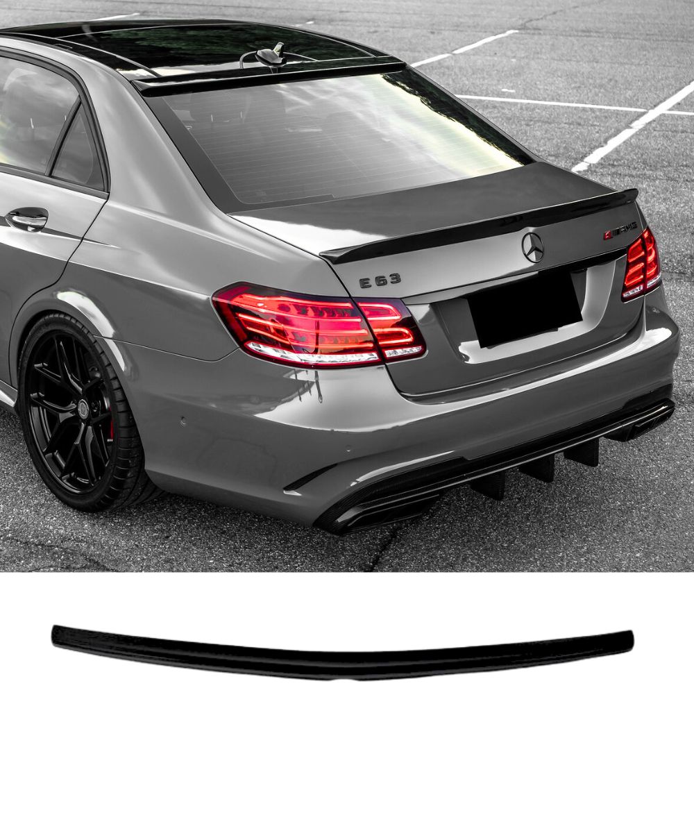 Mercedes Benz E-Class W212 - E63 AMG Style Rear Boot Spoiler Lip ...