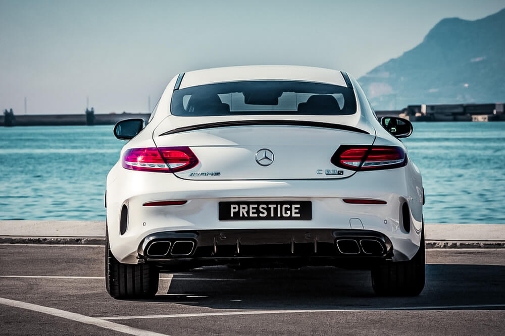 Mercedes Benz C-Class C200 C63s C205 Coupe - AMG Style Rear Boot ...