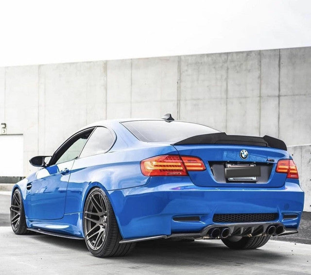 BMW 3 Series E92 Coupe (GLOSS BLACK) PSM Style Rear Boot Spoiler Lip ...
