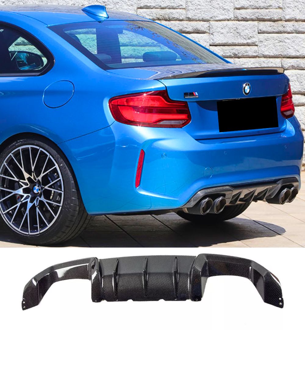 BMW F87 M2 M2C Competition (CARBON FIBER) M Performance Style Rear ...