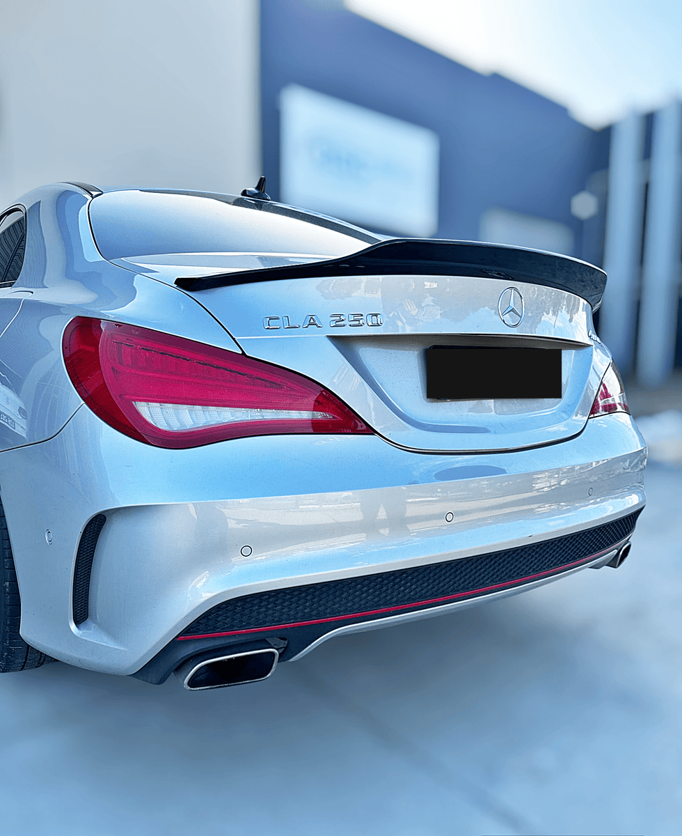 Mercedes Benz CLA 200 CLA45 AMG W117 - PSM Style Gloss Black Rear Boot ...