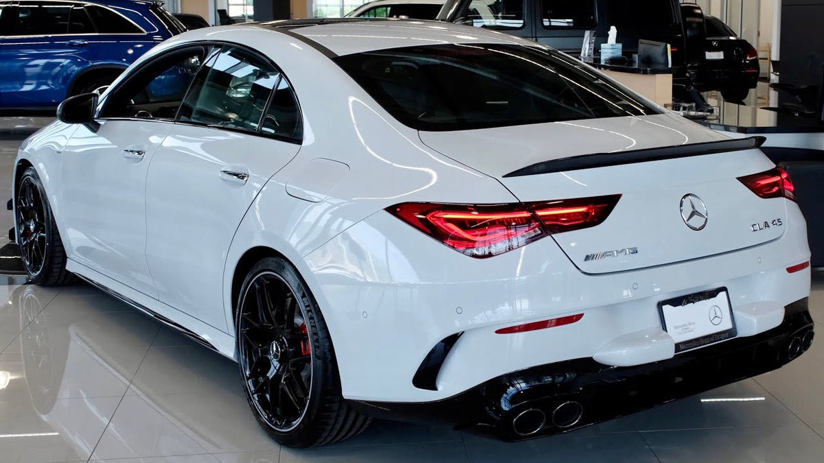 Mercedes Benz CLA CLA200 CLA45 AMG (Gloss Black) Rear Boot Spoiler ...