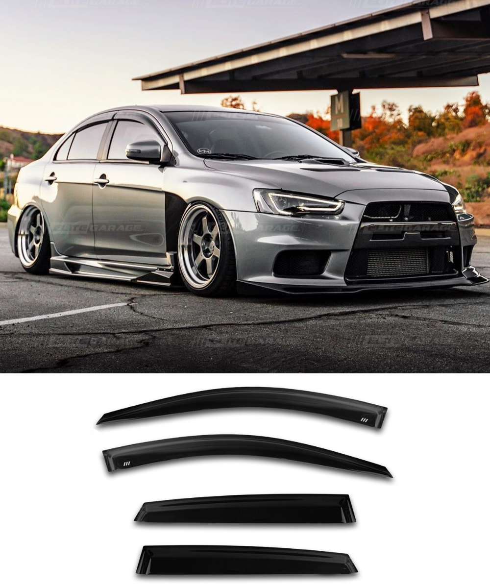 Mitsubishi Lancer CJ (07-18) Window Visors / Weathershields / Weather ...