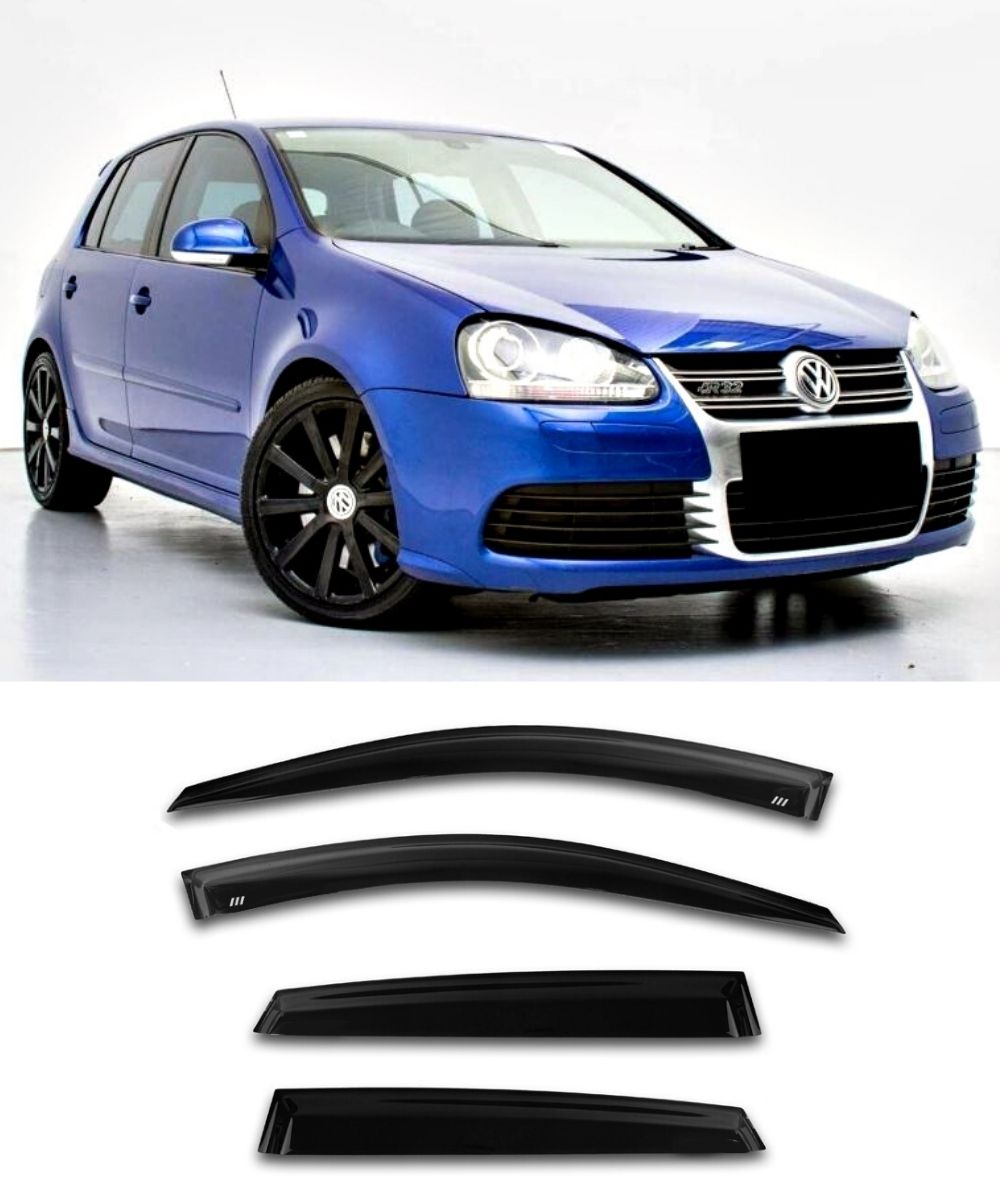 Volkswagen Golf MK5 (04-09) Window Visors / Weathershields / Weather S ...