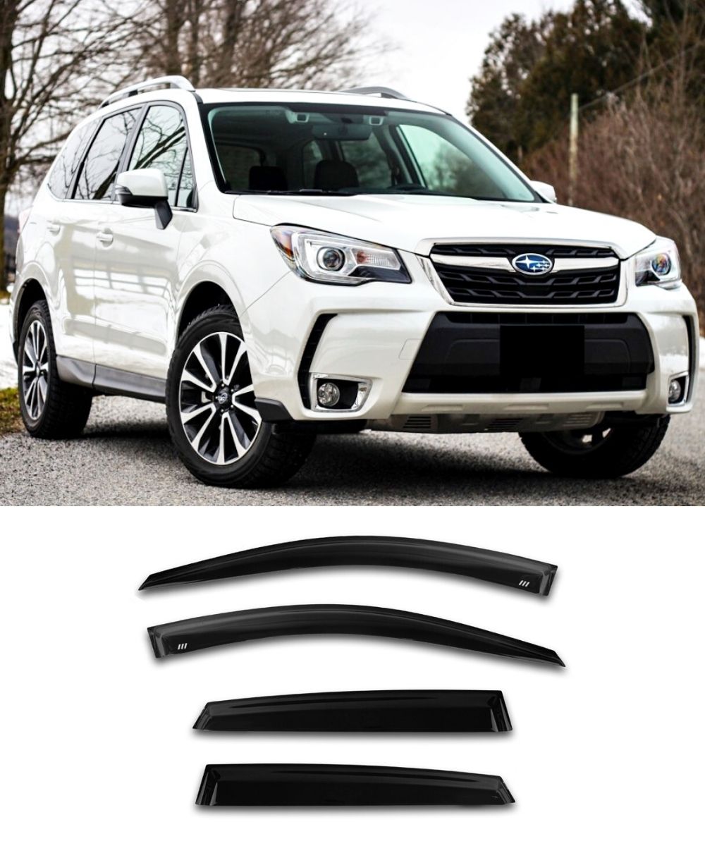Subaru Forester SJ 4th Gen (13-18) Window Visors / Weathershields / We ...
