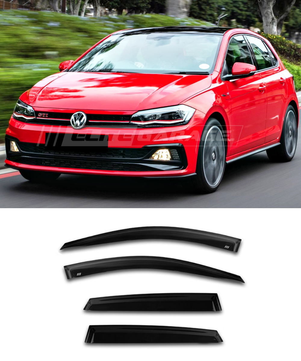 Volkswagen Polo MK6 (17-20) Window Visors / Weathershields / Weather ...