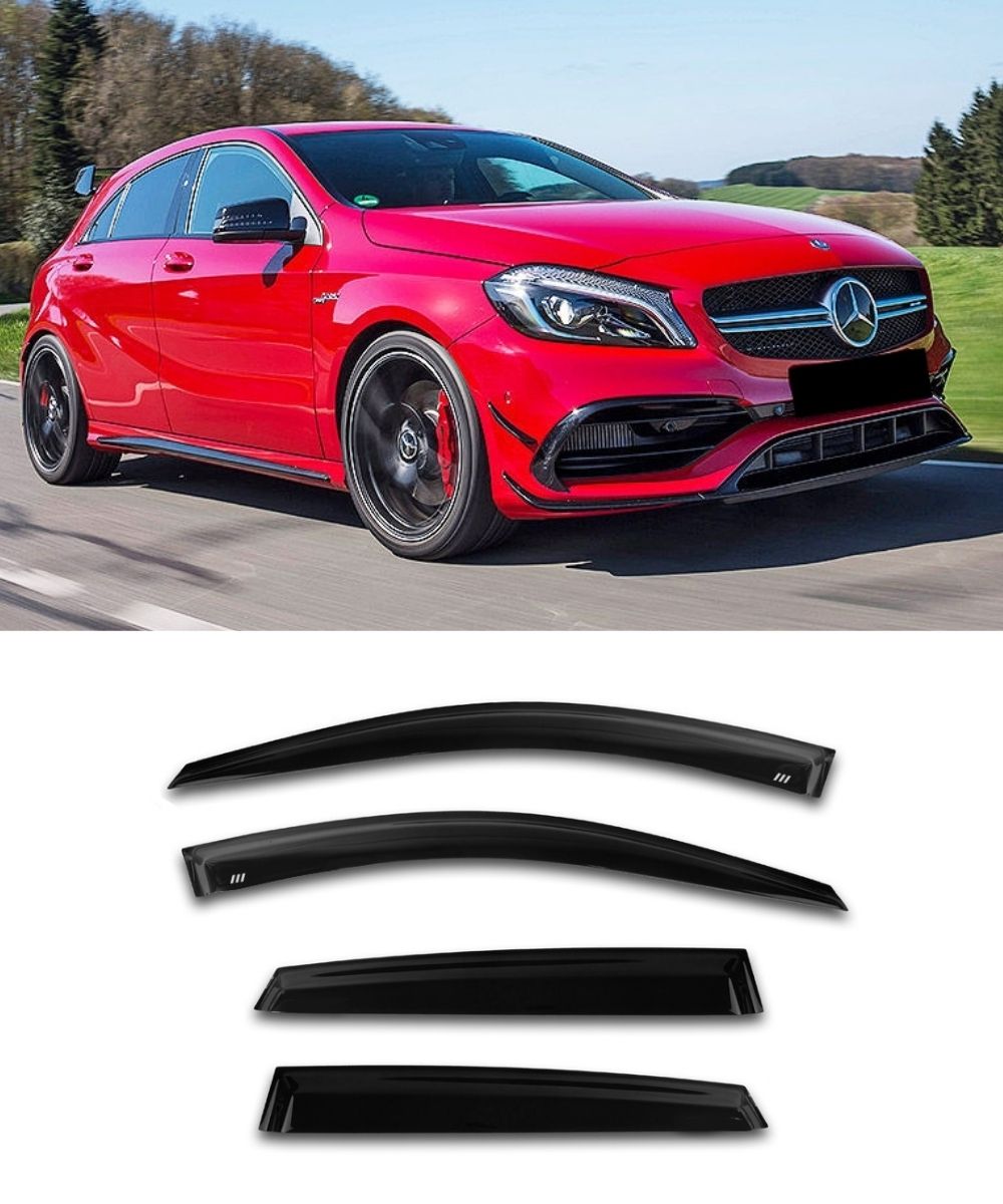 Mercedes Benz A45 A200 AMG W176 - Window Visors / Weathershields ...