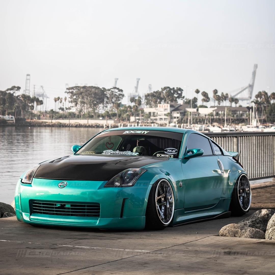 Nissan Fairlady Z 350Z Front Lip INGS Style 03 05 ELITE GARAGE