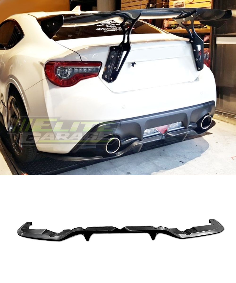 Toyota 86 - Rear Diffuser (TRD V2 STYLE) (17-21) | ELITE GARAGE