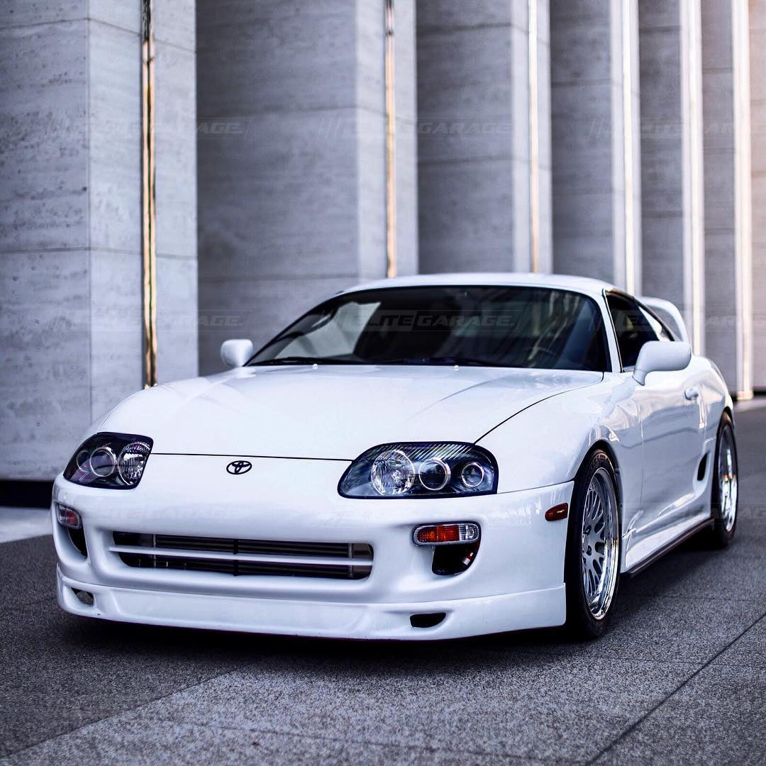 Toyota Supra - Front Lip (V2 Style) (93-98) | ELITE GARAGE